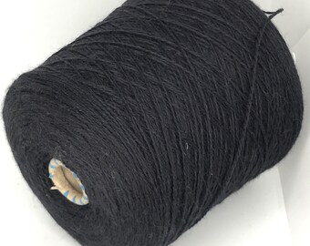 DOLL HAIR mohair Boucle Yarn BLACK 10-50g Options - Etsy