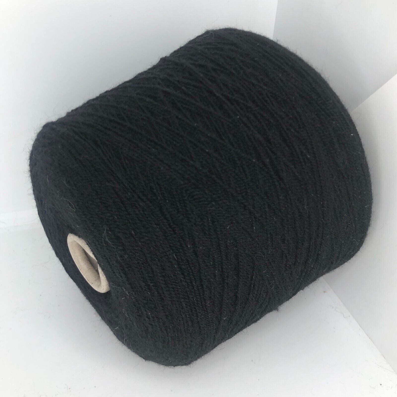 Black Cotton Yarn Cone