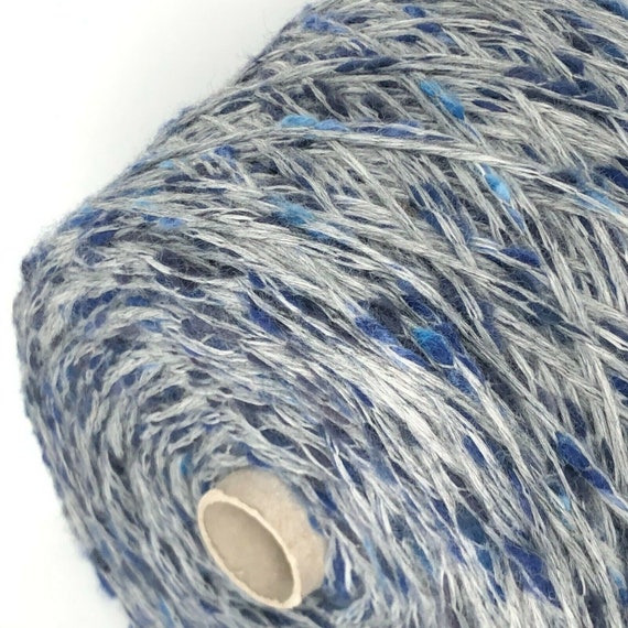 Light Brown Wool Blend Yarn on Cone per 3.5oz 100g Craft Knitting Yarn ...