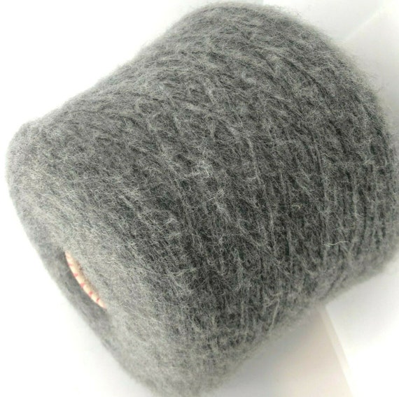 Light Brown Wool Blend Yarn on Cone per 3.5oz 100g Craft Knitting Yarn ...