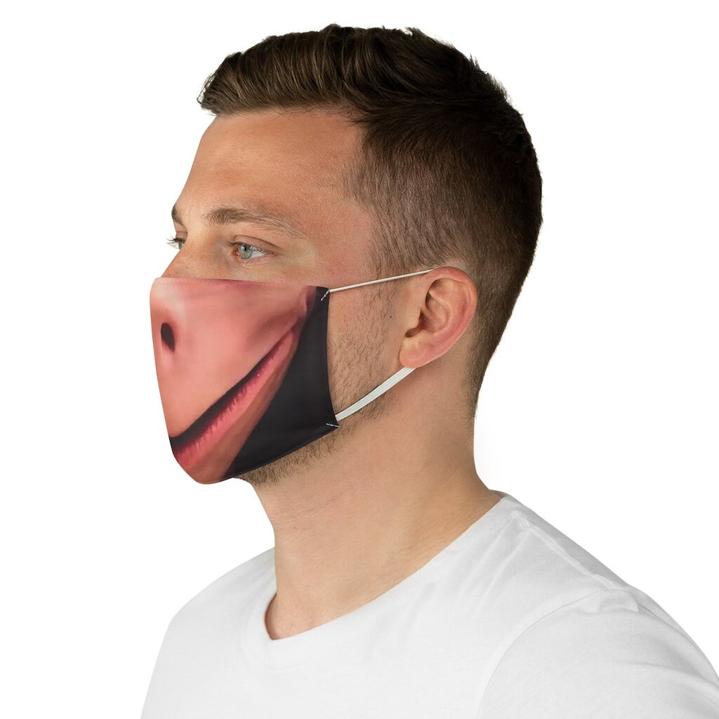 Momo Face Mask Scary Halloween Mask Custom Face Covering | Etsy