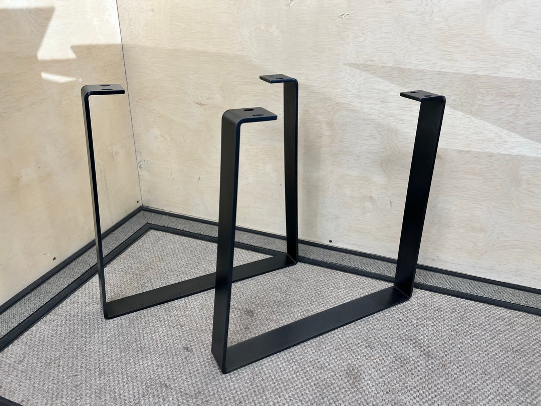 Modern Trapezoid Shape Laser Cut Metal Table Legs for Custom Furniture ...