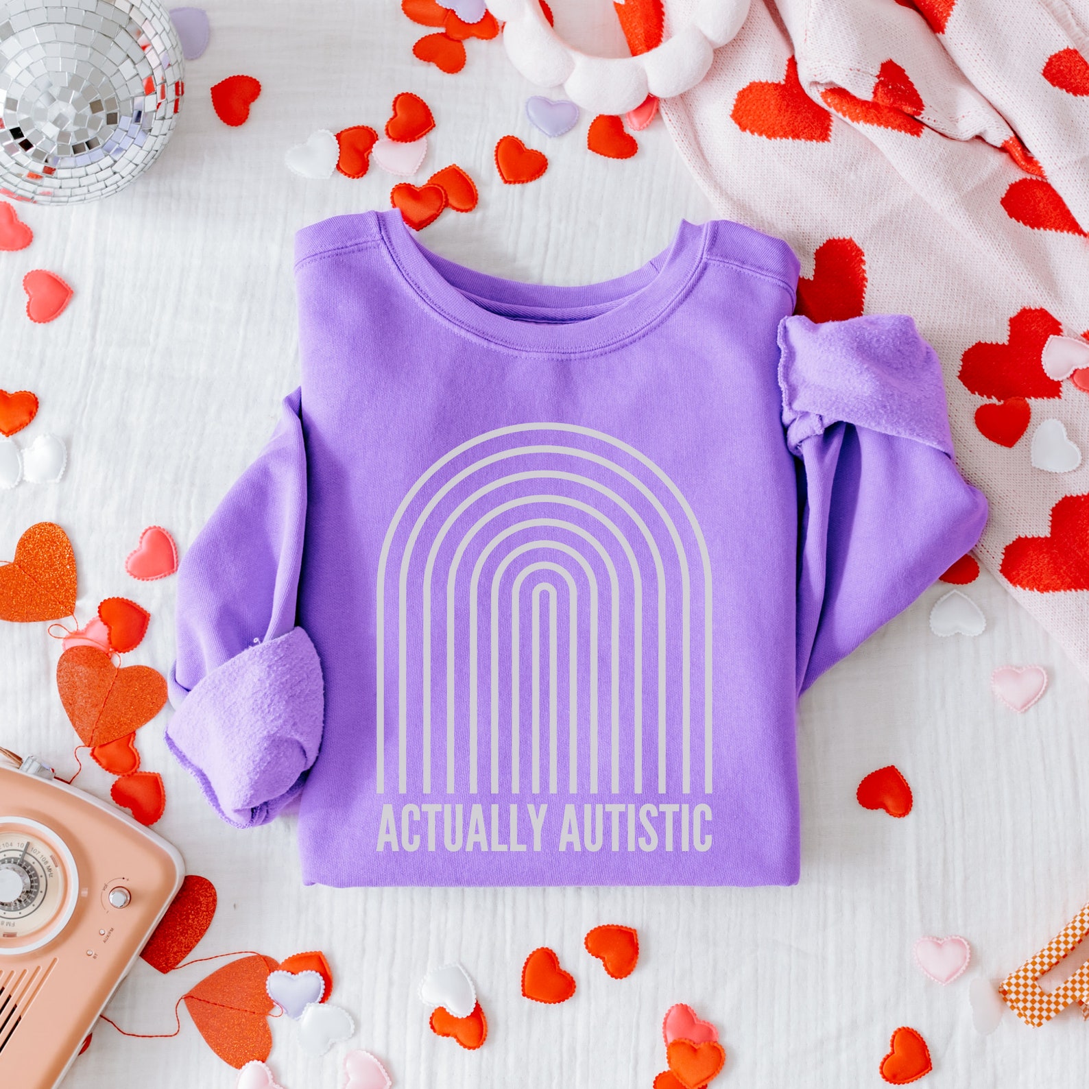 Actually Autistic Comfort Colors Sweatshirt Actually Autistic Shirt ...