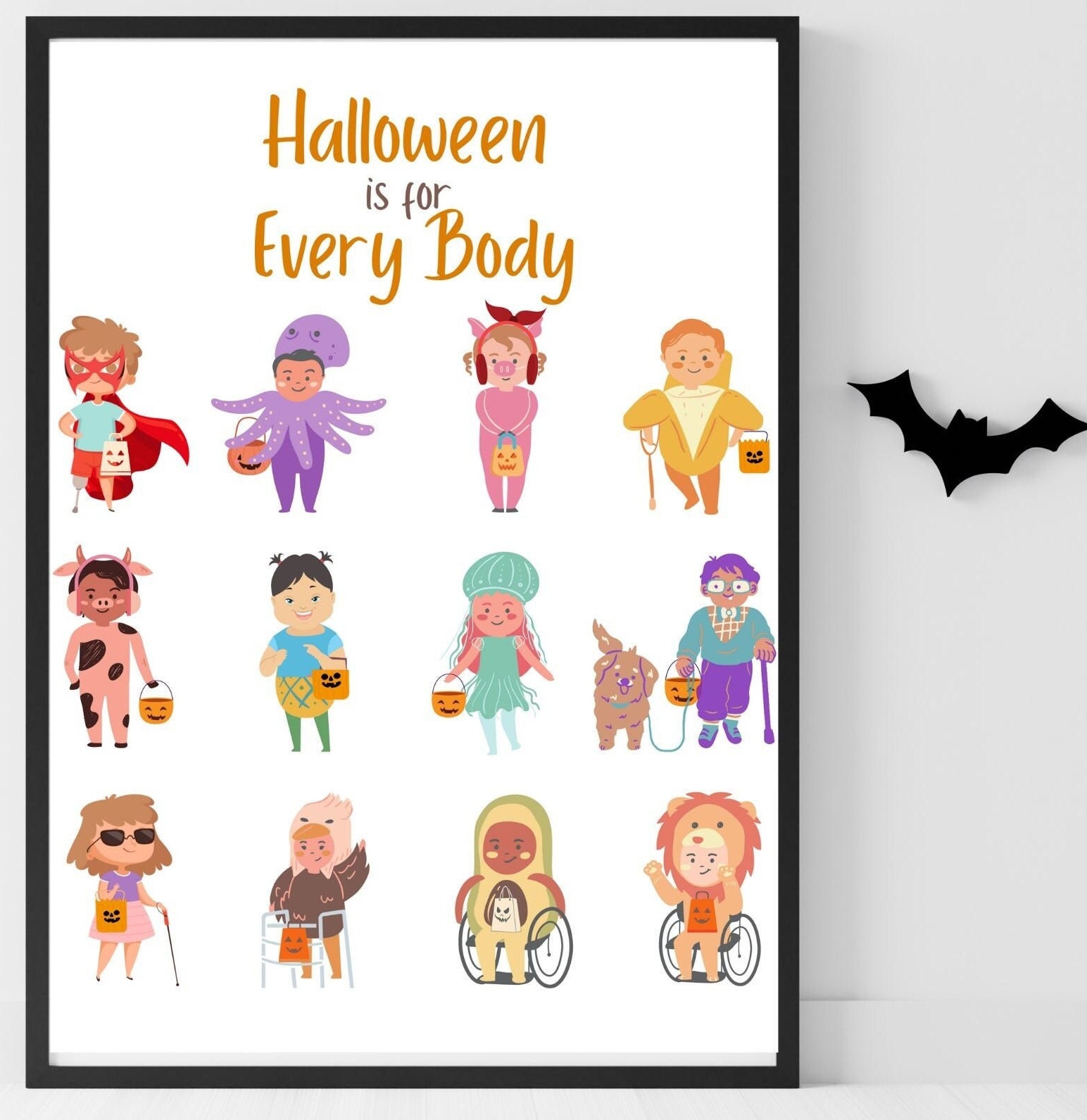 Inclusive Halloween Poster Halloween is for Every Body Poster Inclusive ...