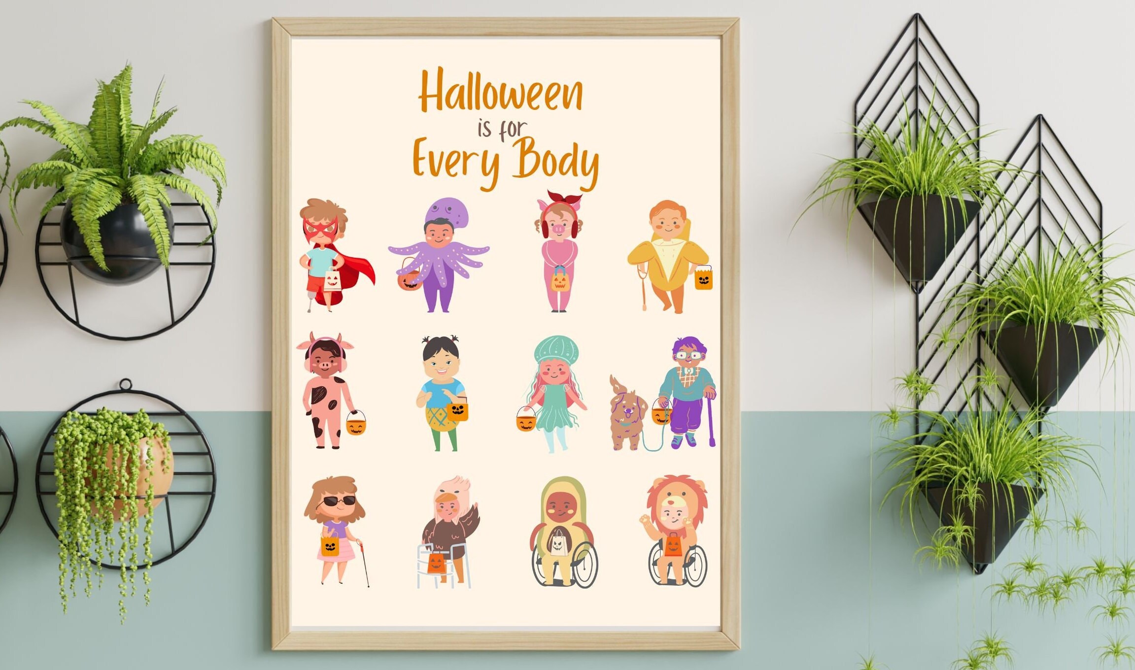 Inclusive Halloween Poster Halloween is for Every Body Poster Inclusive ...