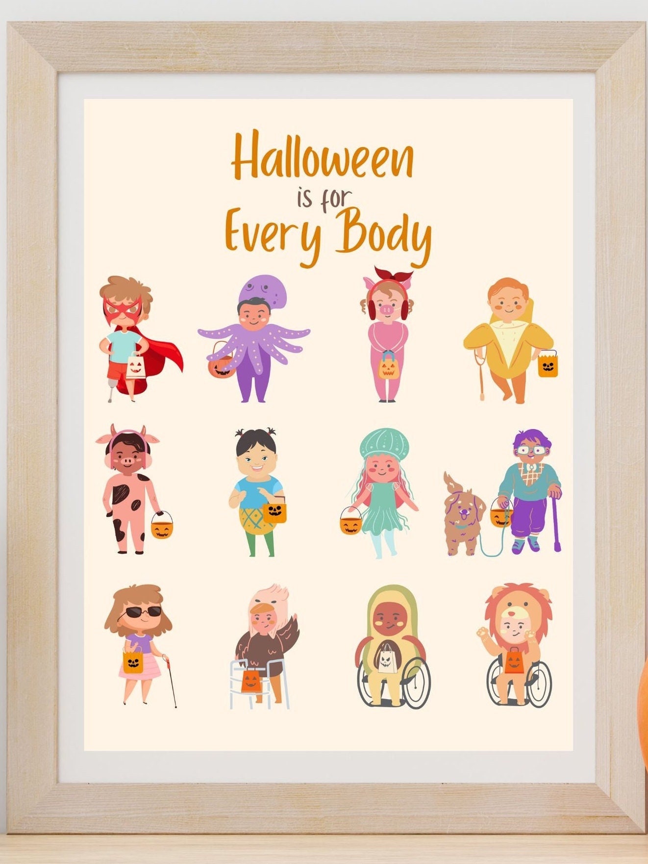 Inclusive Halloween Poster Halloween is for Every Body Poster Inclusive ...