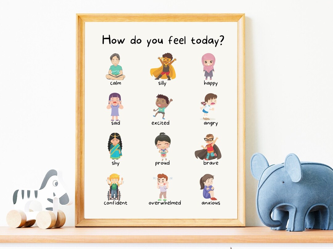 Inclusive Emotions Chart: School Awareness Poster for Autism, Special ...