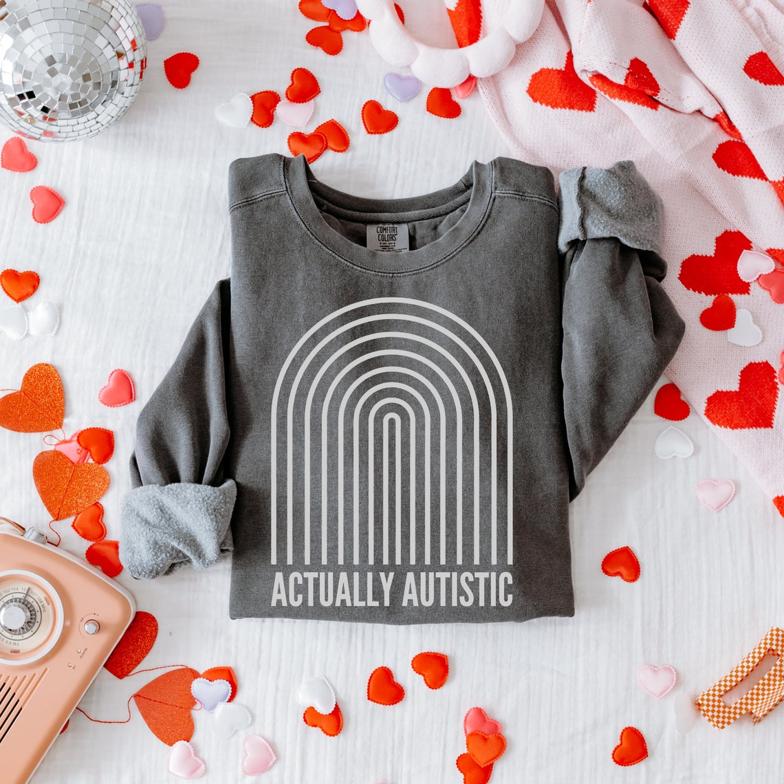 Actually Autistic Comfort Colors Sweatshirt Actually Autistic Shirt ...