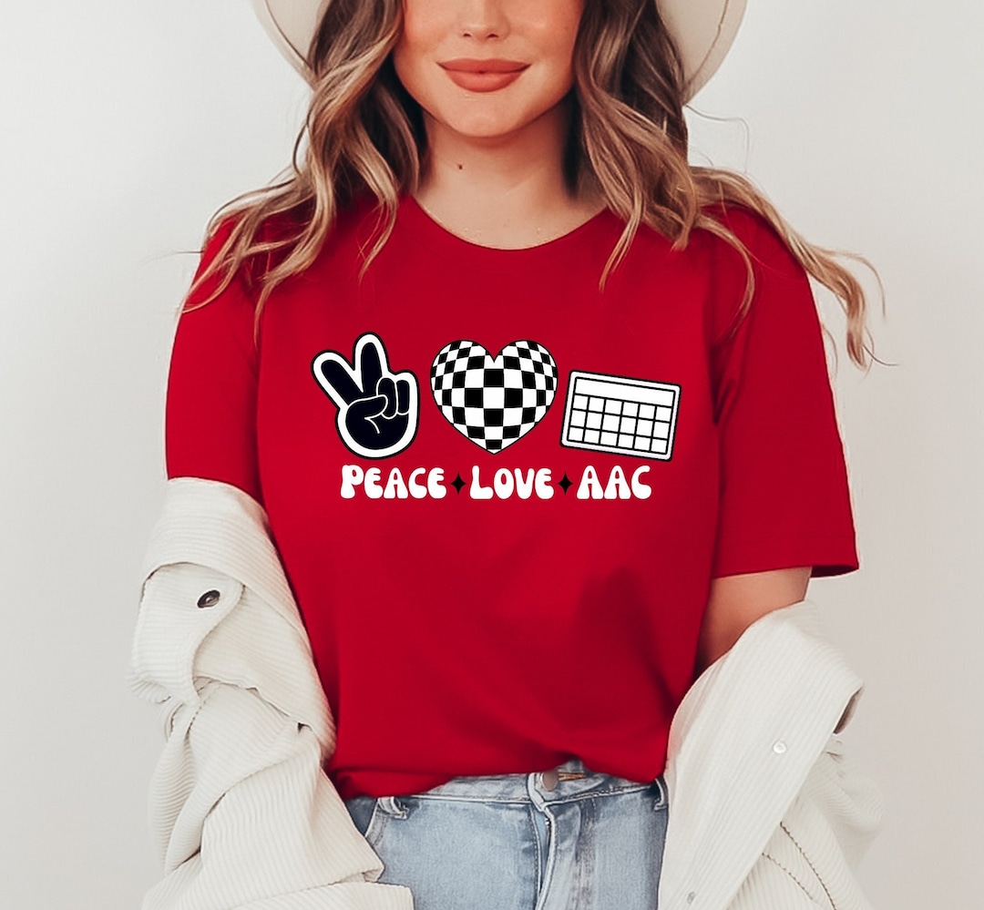 AAC Shirt SLP Shirt Peace Love AAC Autism Awareness Shirt Alternative ...