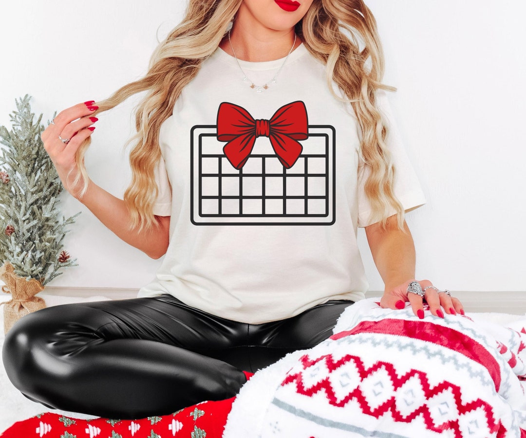 Christmas AAC Device Holiday Bow Shirt - Speech Therapist Shirt - Bella ...