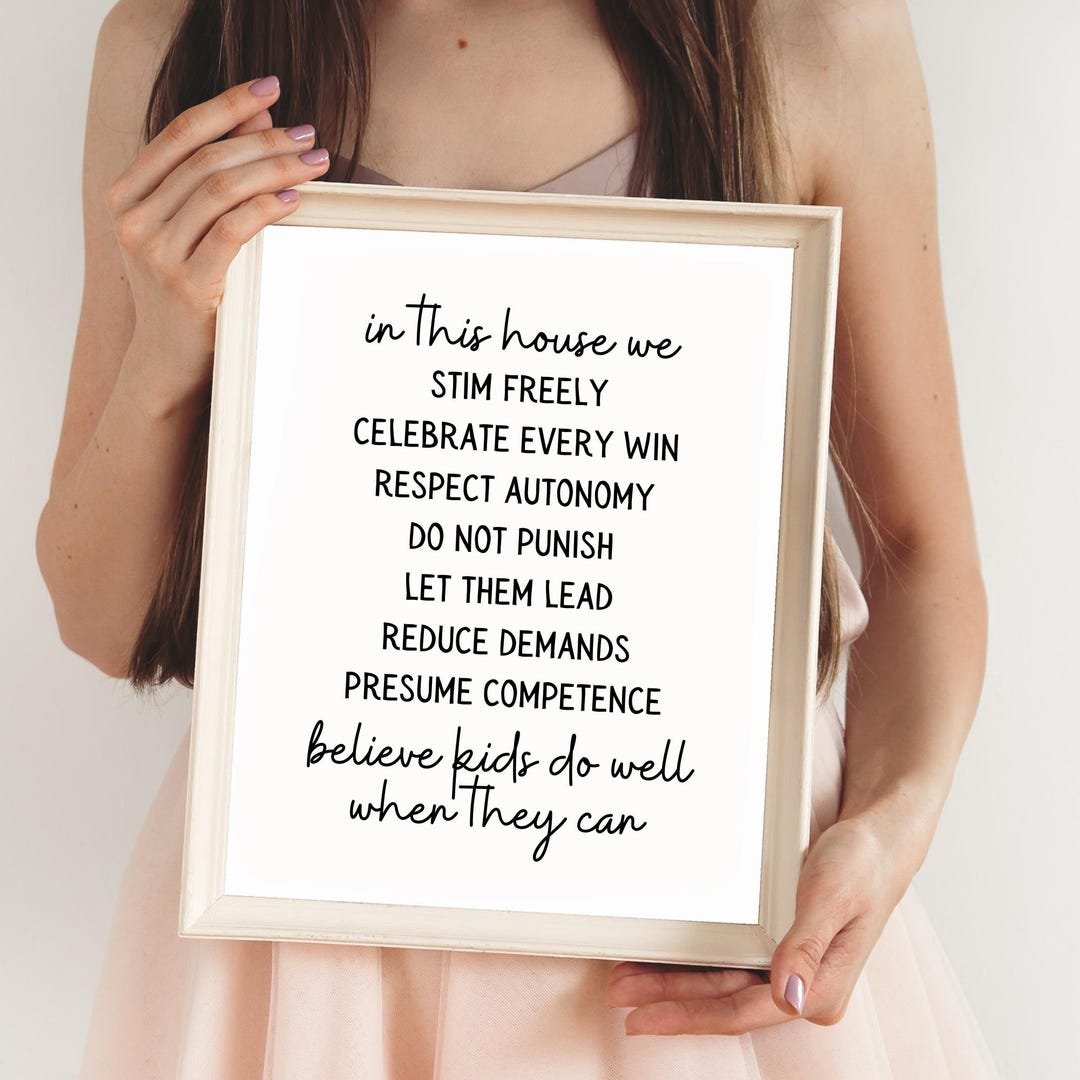 Autism Awareness Wall Art: PDA Autistic Pride Printable (digital ...