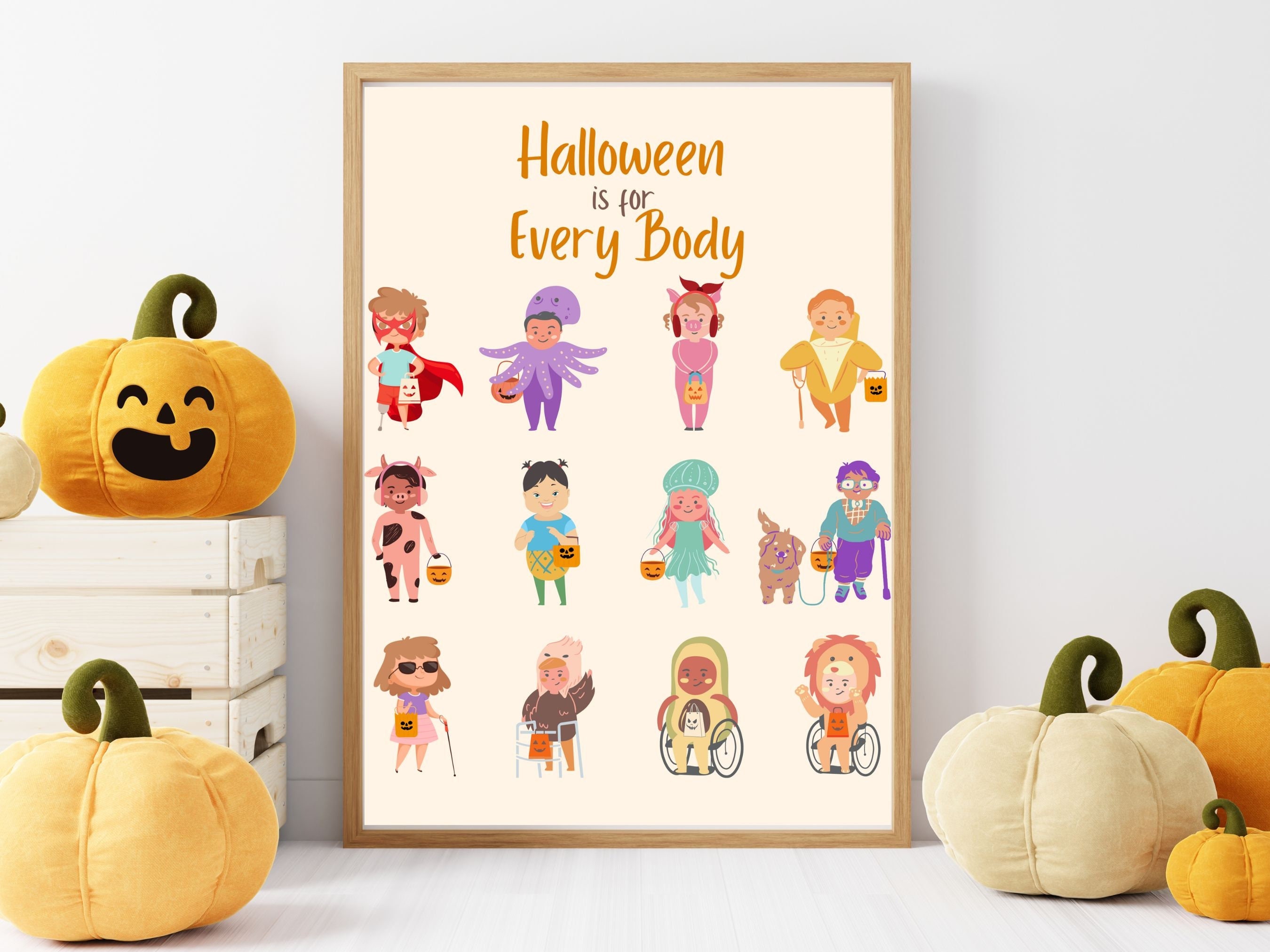 Inclusive Halloween Poster Halloween is for Every Body Poster Inclusive ...
