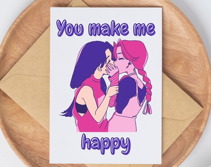 Printable Lesbian Love Card - Instant Download for Valentine’s Day ...