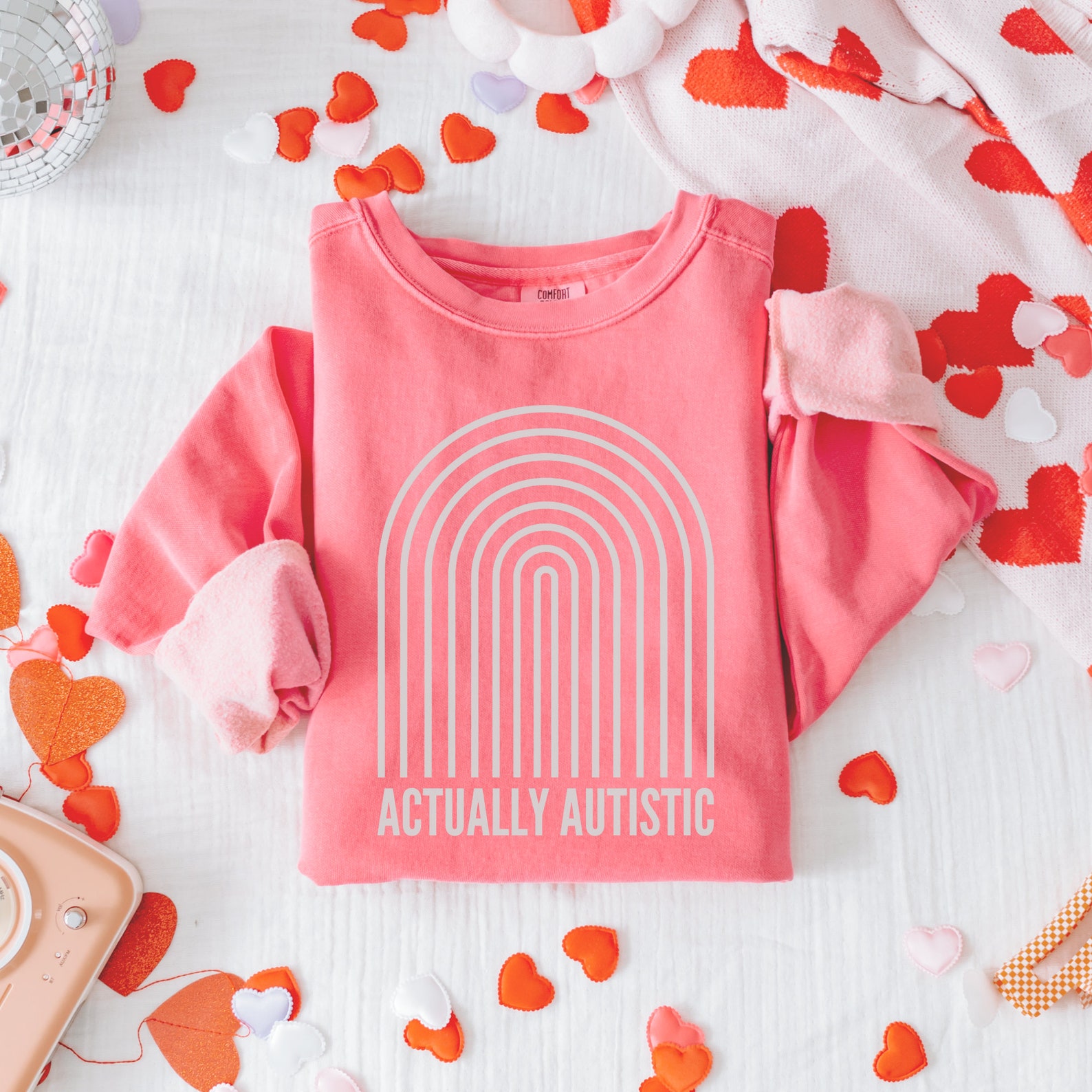 Actually Autistic Comfort Colors Sweatshirt Actually Autistic Shirt ...