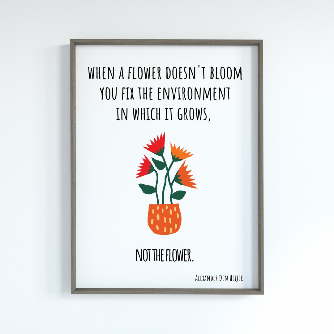 Inspirational Inclusion Art Therapist Office Art Neurodiversity Poster ...