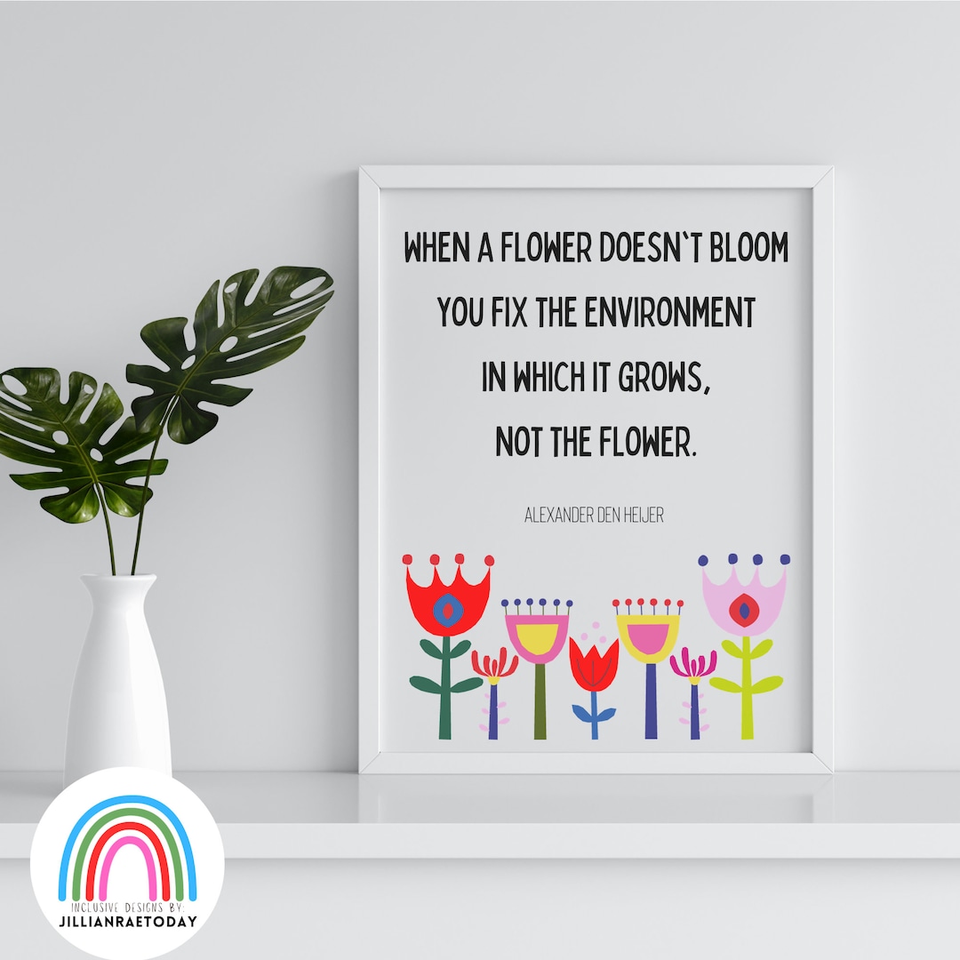 Inclusive Neurodiversity Poster: Inspirational Art for Therapist Office ...