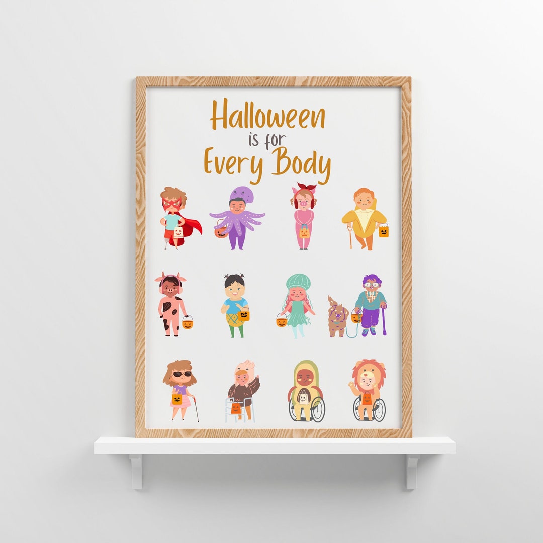 Inclusive Halloween Poster - Halloween is for Every Body Poster ...