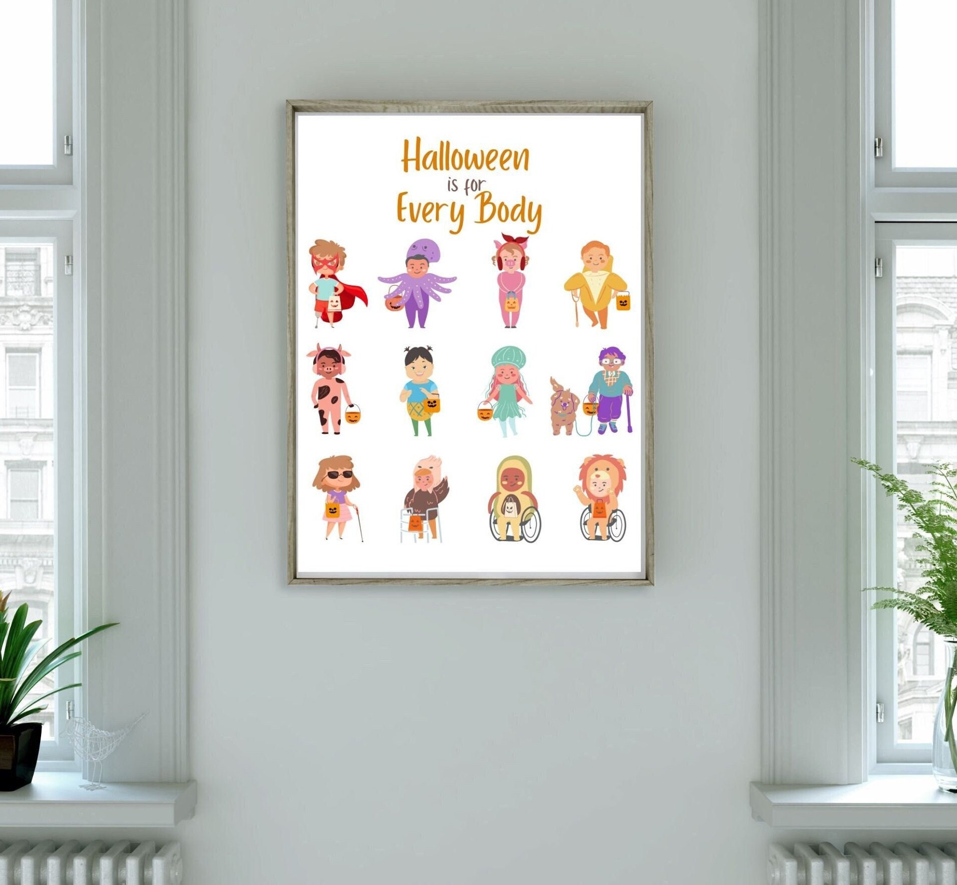 Inclusive Halloween Poster Halloween is for Every Body Poster Inclusive ...