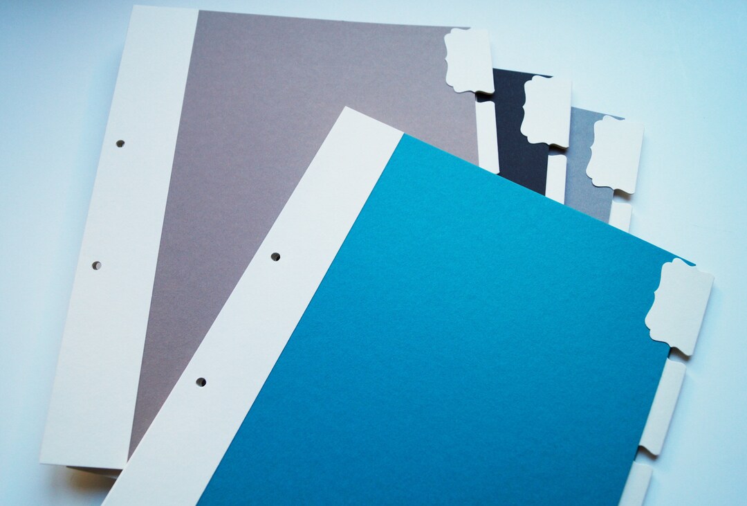 Register A4 Extra Wide for Transparent Covers, Register DIN A4 ...