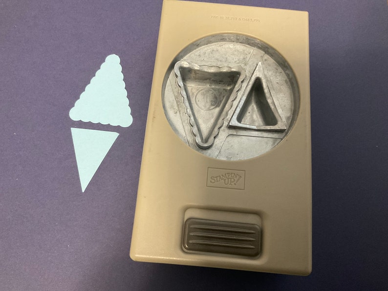 Stampin up PENNANT BUILDER Craft PUNCH Cutter Triangle - Etsy