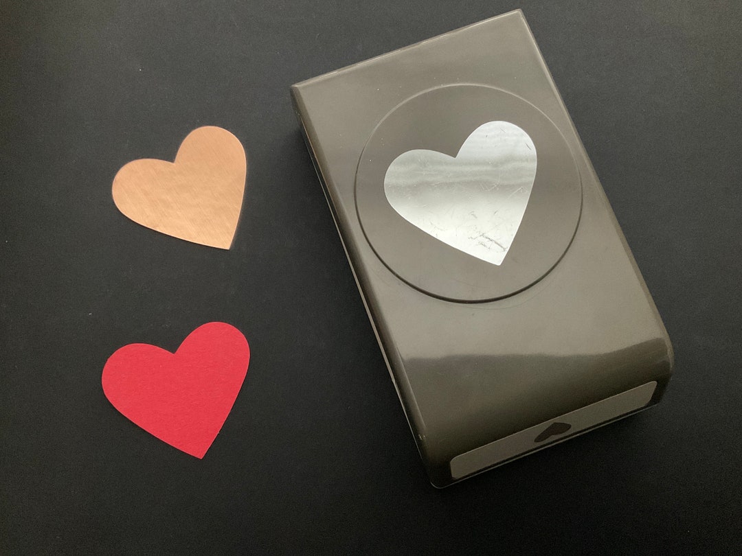 Stampin up Large Love Heart Valentine Lockable Craft Card Punch - Etsy