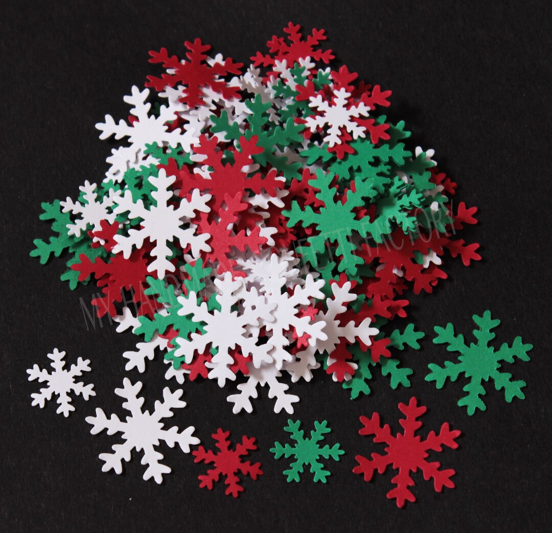 100 'frozen' Christmas Snowflake Table Confetti - Etsy UK