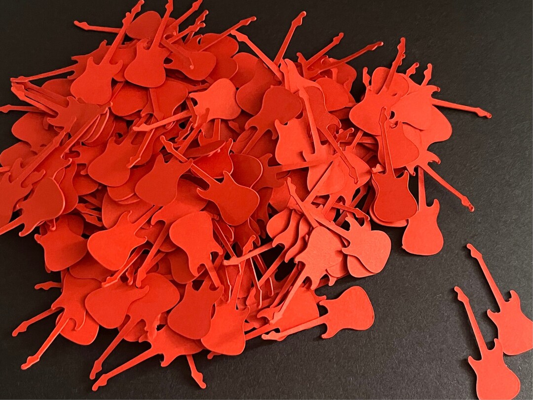 100 Guitar - Musical Instrument Table Confetti Sprinkles Decoration - Etsy