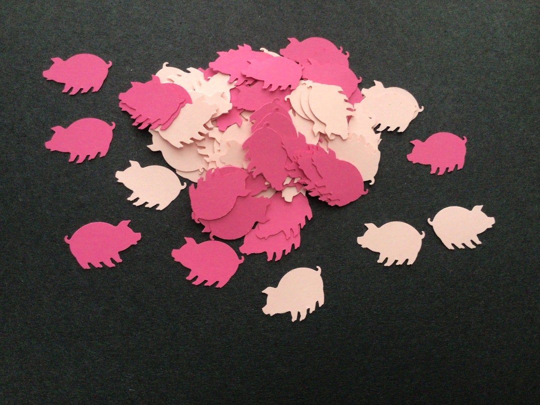 100 Medium THIS LITTLE PIGGY Went to Market Pig/ Piglet Gift Inserts ...