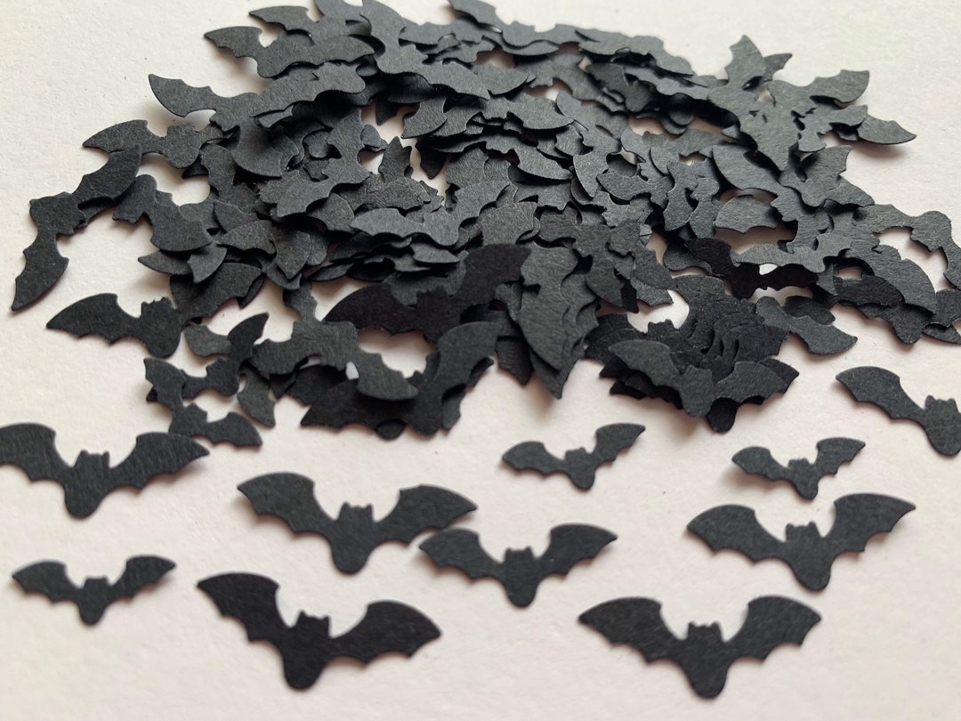 200 Halloween Bats Table Confetti Card - Etsy