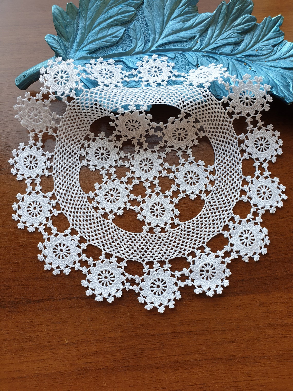 2 Pcs.gorgeous Handcrafted Doily. Table Decor. Lace Coffee - Etsy