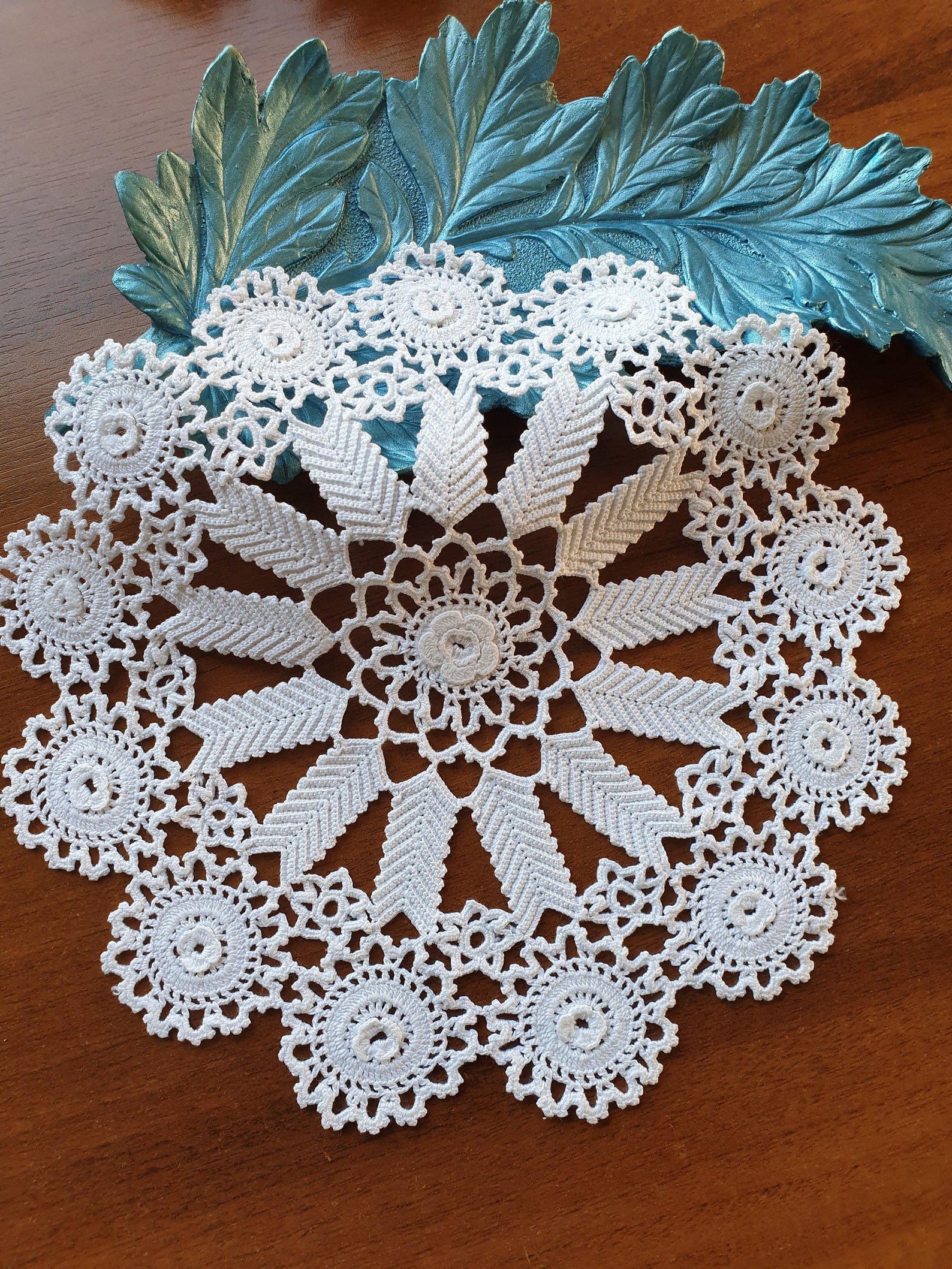 3D Gorgeous Handcrafted Doily. Table Decor. Lace Coffee Table - Etsy ...