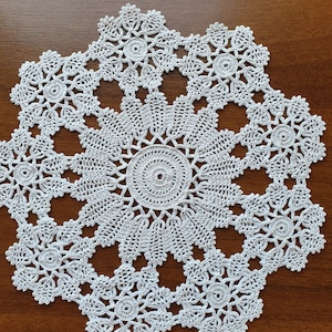 2 Pcs.gorgeous Handcrafted Doily. Table Decor. Lace Coffee Table Cover ...