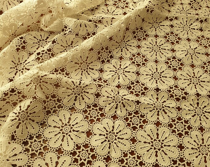 Hand-knitted Crocheted Lace Square Tablecloth. Lace Coffee - Etsy