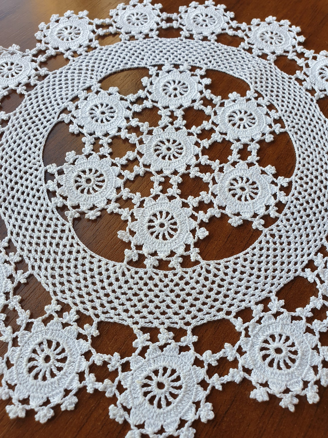 2 Pcs.gorgeous Handcrafted Doily. Table Decor. Lace Coffee - Etsy