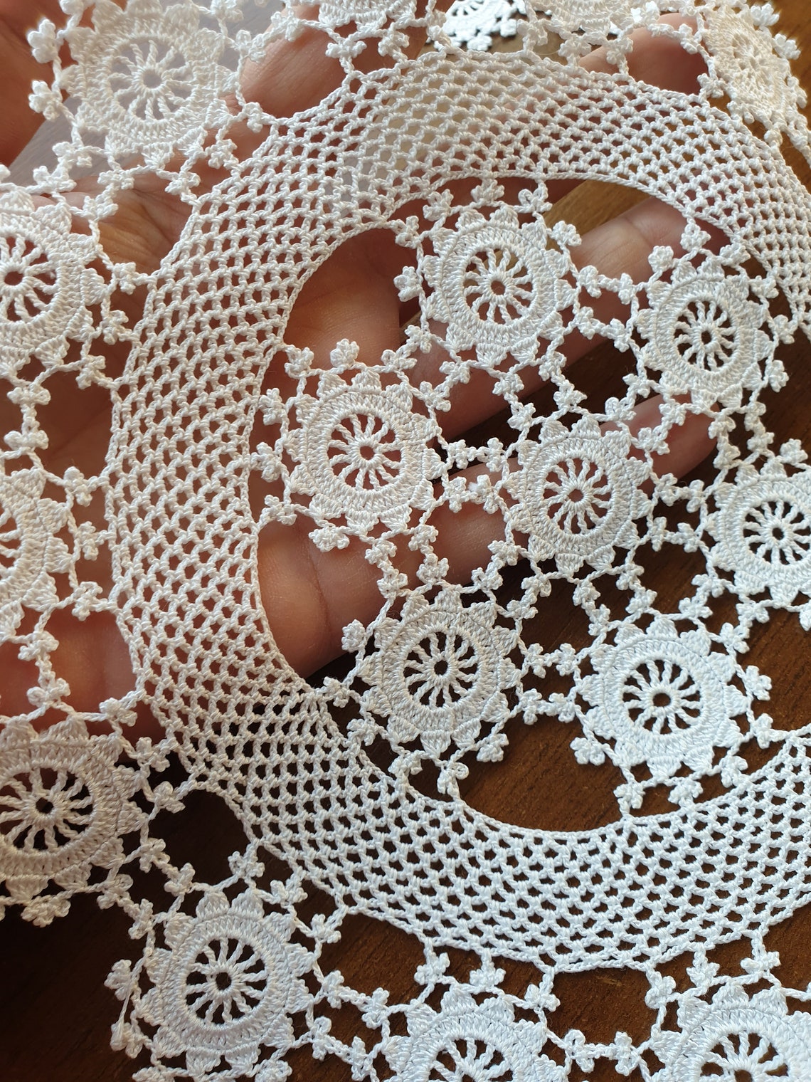 2 Pcs.gorgeous Handcrafted Doily. Table Decor. Lace Coffee - Etsy