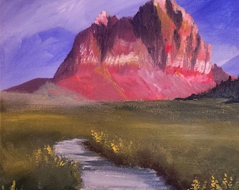 Red Rocks Amphitheatre, Lights of Red Rocks, Painting of Red Rocks - Etsy