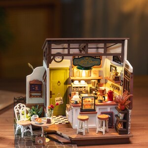Cafe Miniature House DIY Kit - Etsy