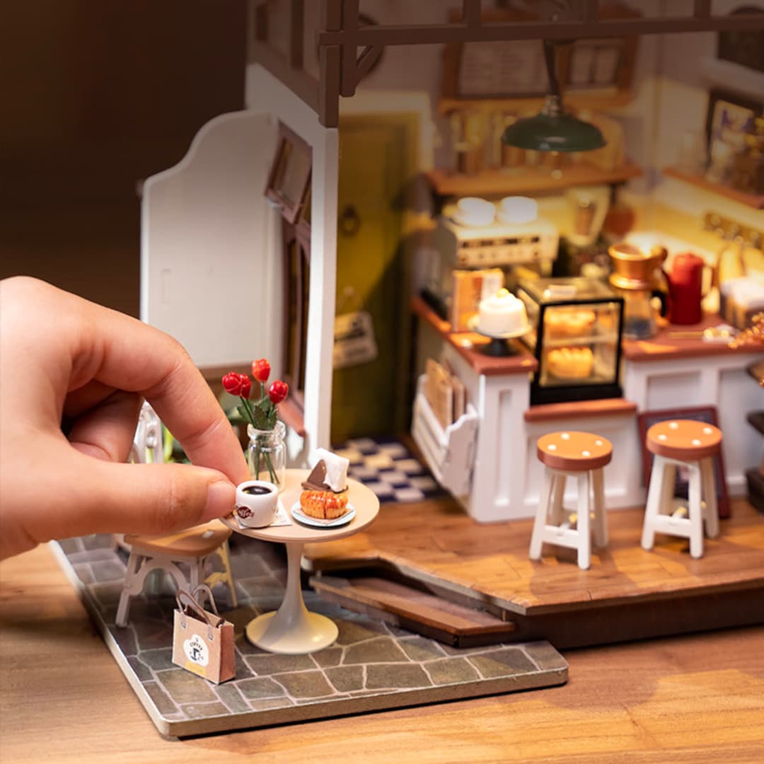 Cafe Miniature House DIY Kit - Etsy