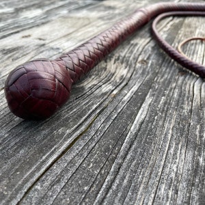 Leather Bullwhip - 5' 12 Plait - Made in the USA - Etsy