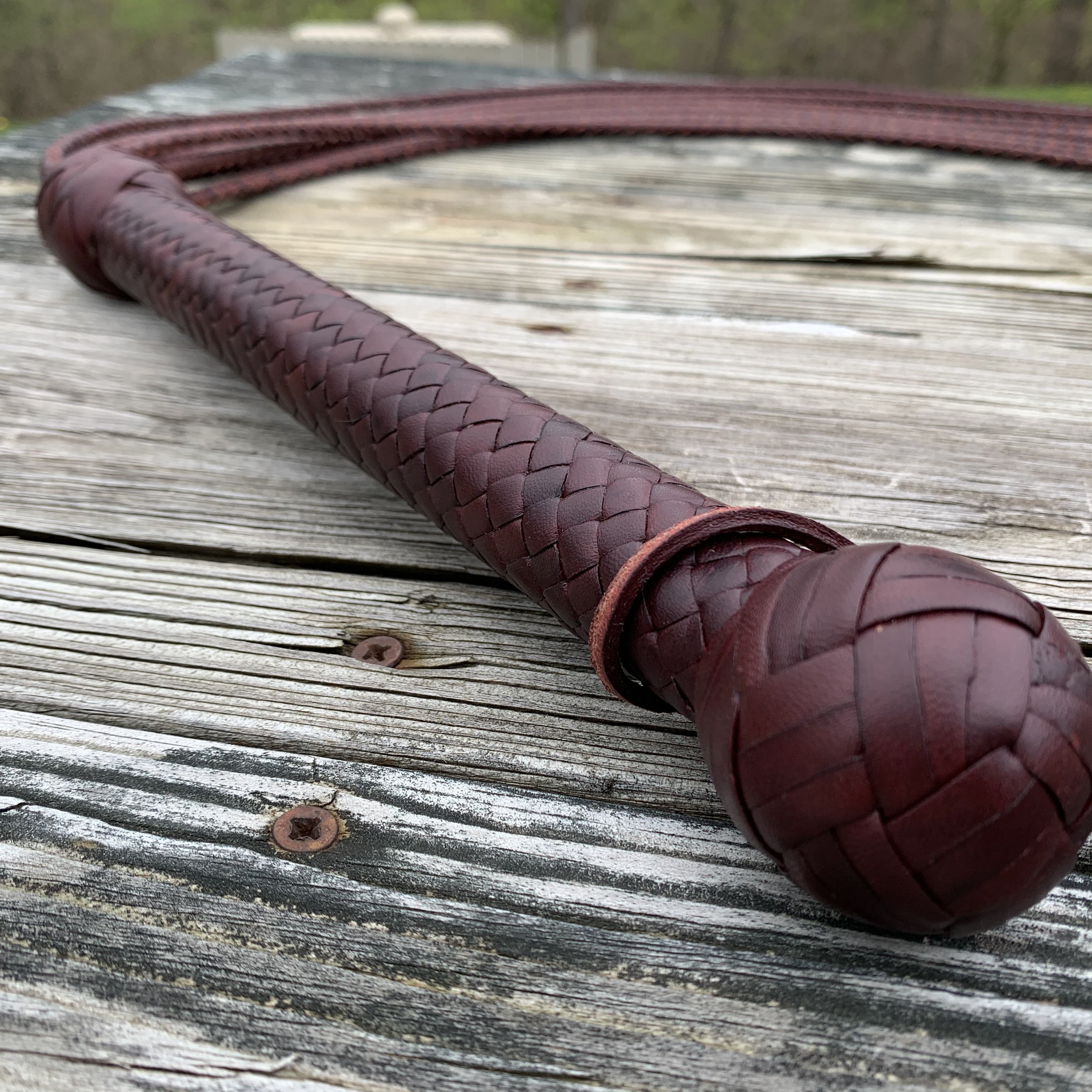 Cat O’ Nine Tails Leather Whip - Made in USA - Etsy