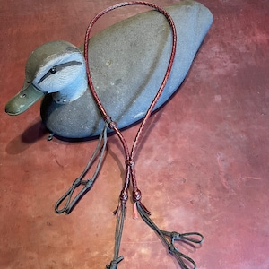 Duck Goose Call Lanyard Braided Leather - 4 Leads - Made in the USA - Etsy