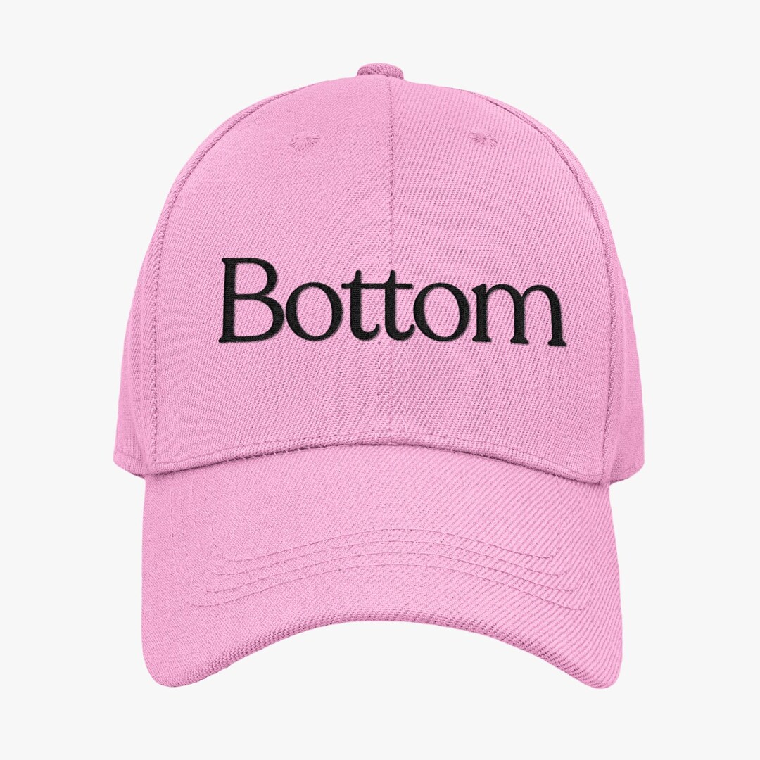 BOTTOM Cap Funny Novelty Gay Queer Hat Sassy Joke Pride Festival Hat ...