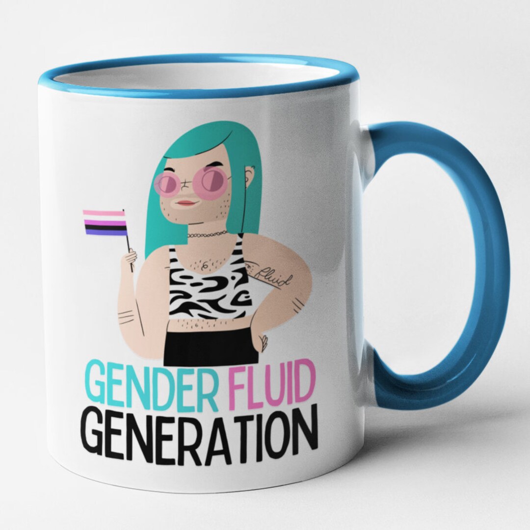 Non Binary / Trans Mug LGBTQ Gender Fluid Generation Mug - Etsy UK