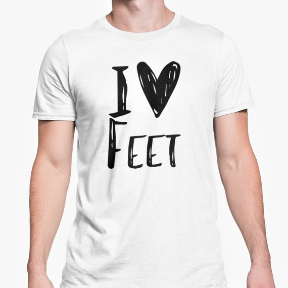 I Love Feet Unisex T Shirt Funny Foot Fettish Novelty Gift - Etsy UK