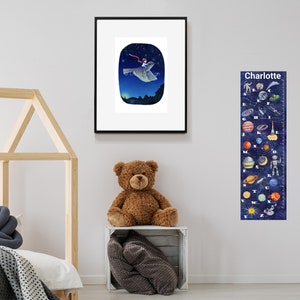 Space Alphabet Growth Chart for Space-themed Nursery Childs | Etsy Canada