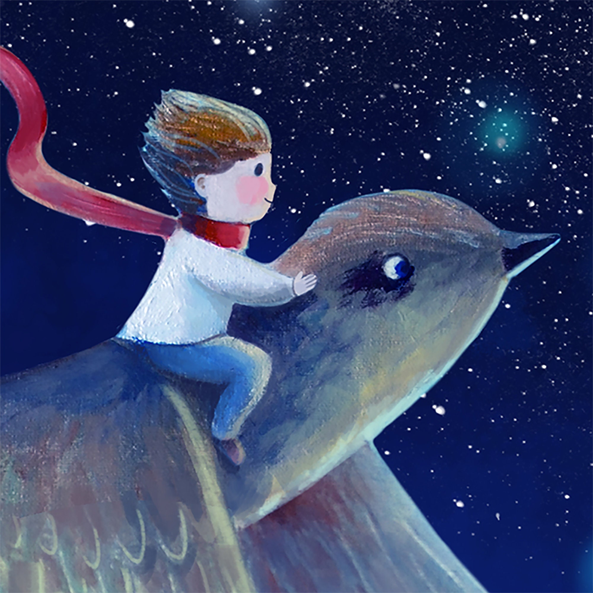 Fantasy Bird Art Print for Nursery, Playroom, or Child's Room - Etsy