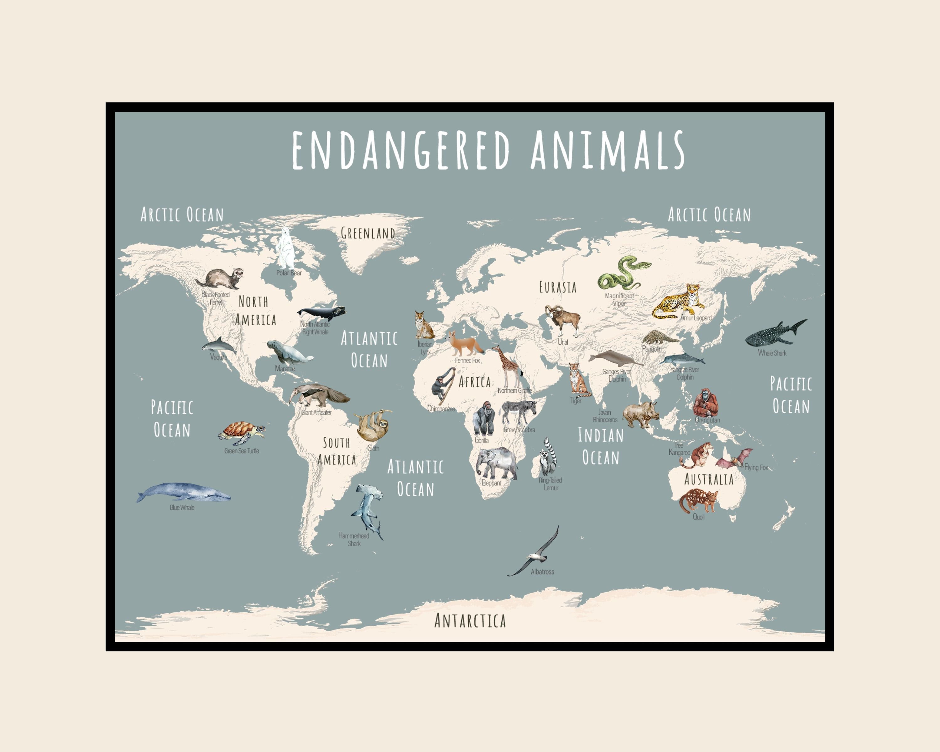 Endangered Species Map