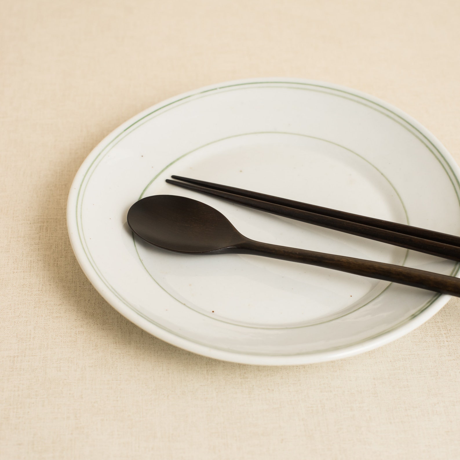 High Quality Korean Handmade Black Lacquer Wooden Spoon & | Etsy