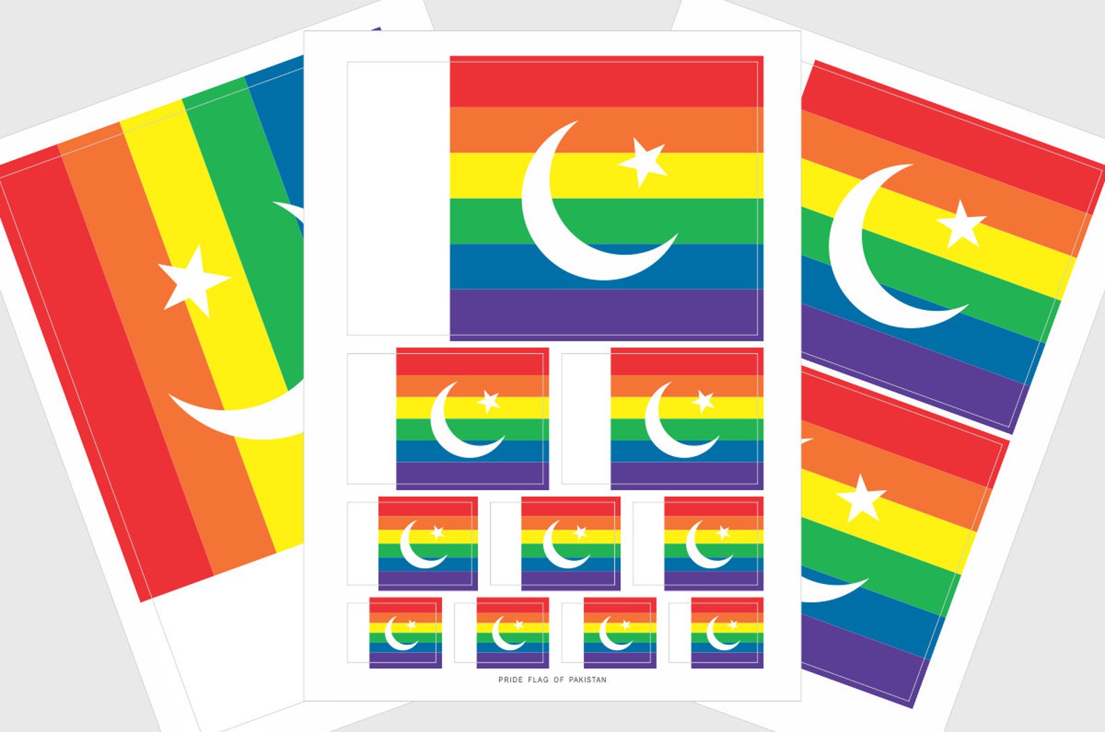 Pakistan LGBTQ Pride Flag Stickers - Etsy