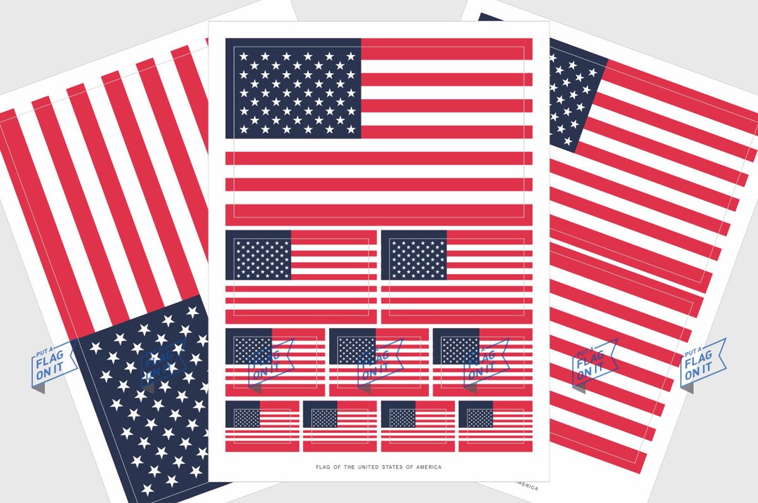 USA Flag Stickers - Etsy